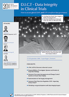 D.I.C.T. - Data Integrity in Clinical Trials - ECA Academy