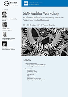 GMP Auditor Workshop - ECA Academy