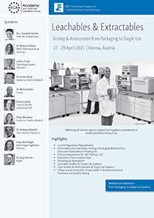 Leachables and Extractables - ECA Academy