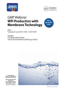 Webinar: WFI Production with Membrane Technology - ECA Academy